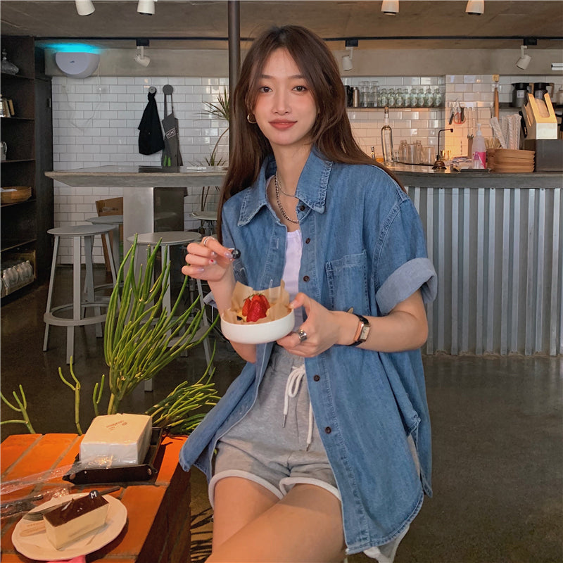 Byanne Denim Outerwear Shirt – Sunday Girls SG
